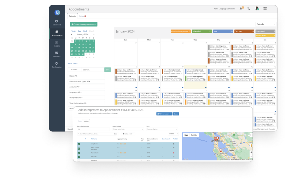Interpretation & AI Translation | Management System | Boostlingo