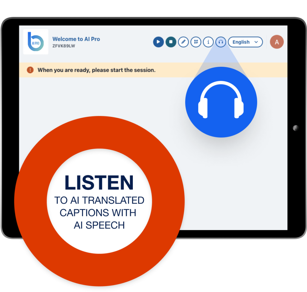 AI Pro Mobile App | Live Language Translation | Boostlingo