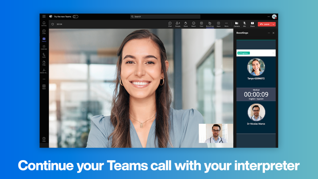 Microsoft Teams Interpreter Integration & App | Boostlingo