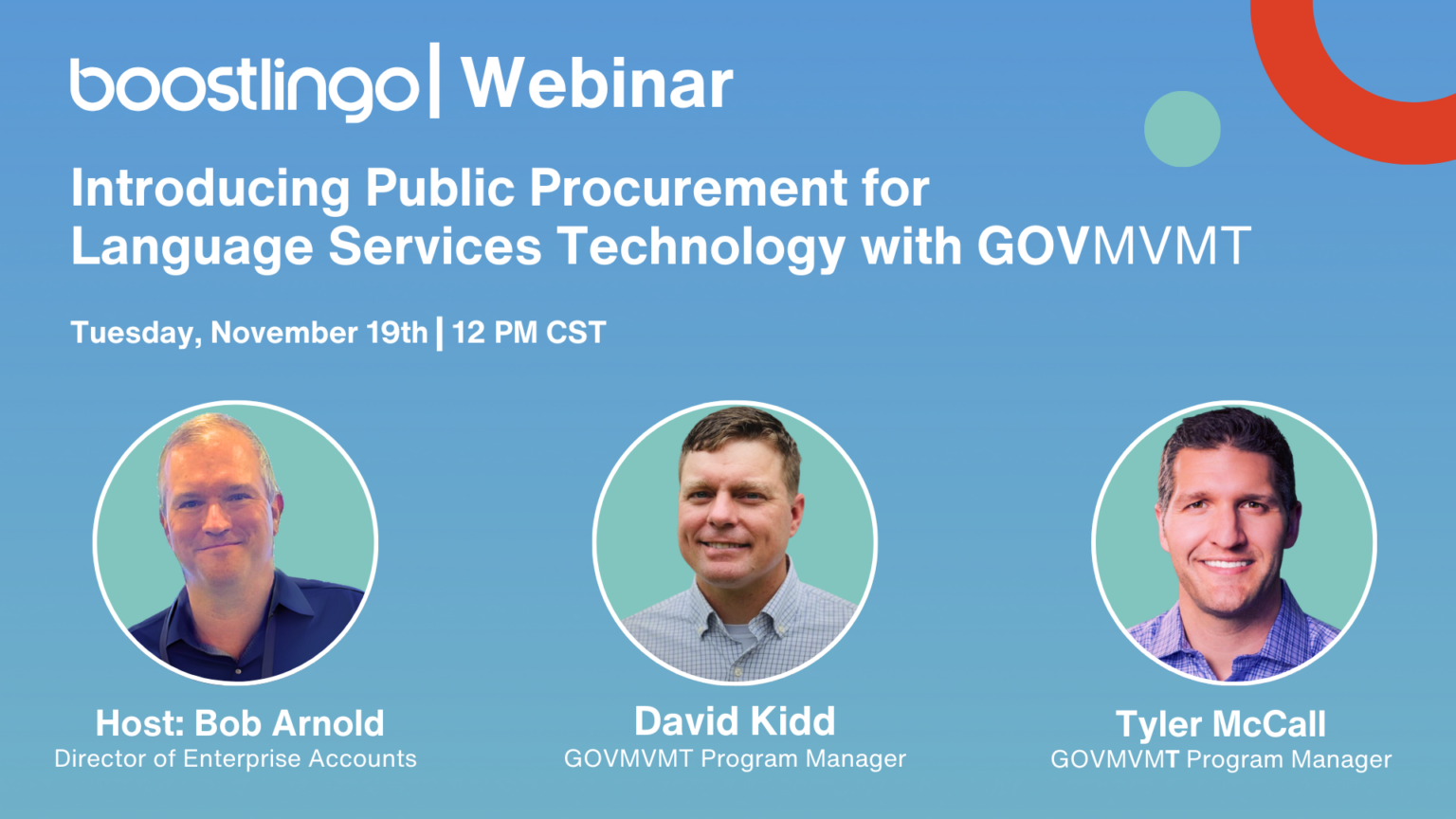 Past Webinars - Boostlingo